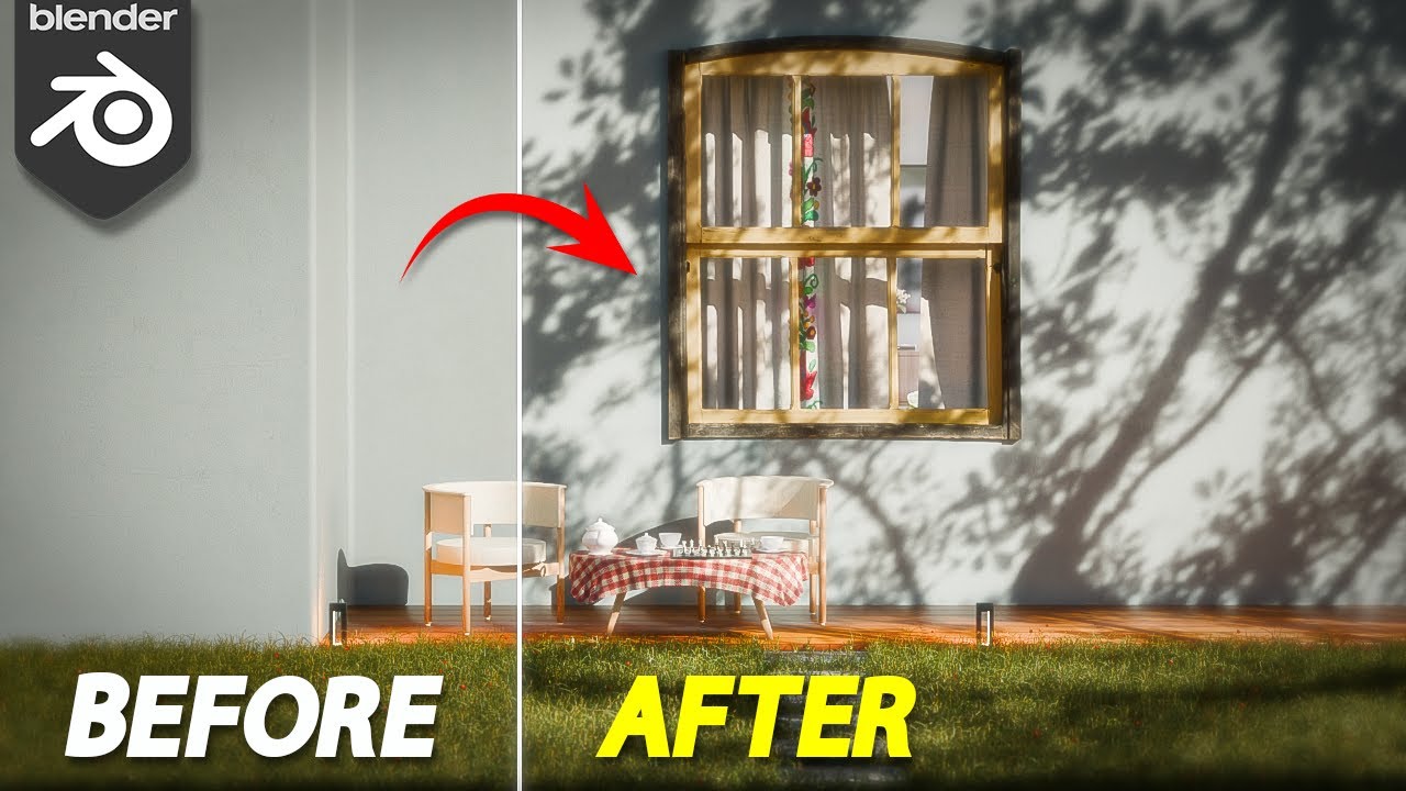 Master Gobos Lighting: Elevate Your Blender Scenes with Fake Shadows ...