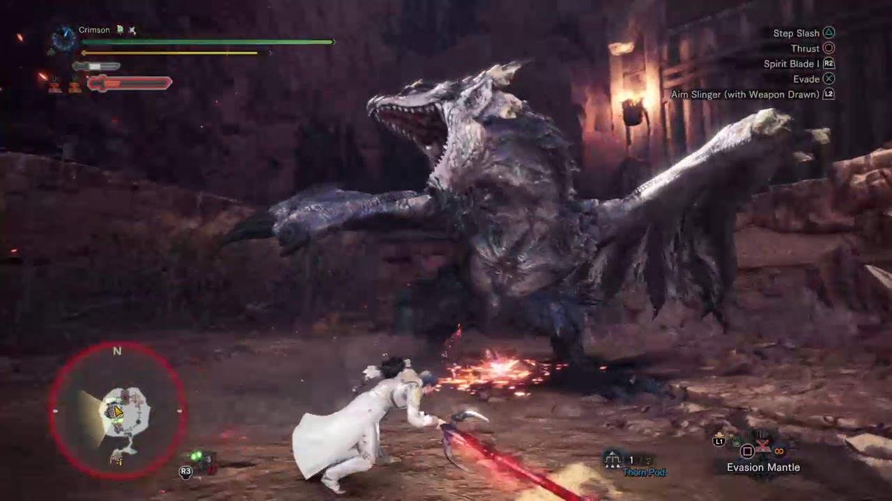 MHW Iceborne: Special Arena MR Silver Rathalos (Longsword) - YouTube