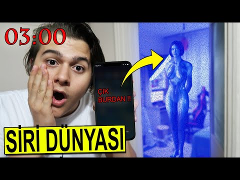 (SIRI DELİRDİ) GECE 3'te  SAKIN SIRI DÜNYASINA GİRMEYİN! *Siri*