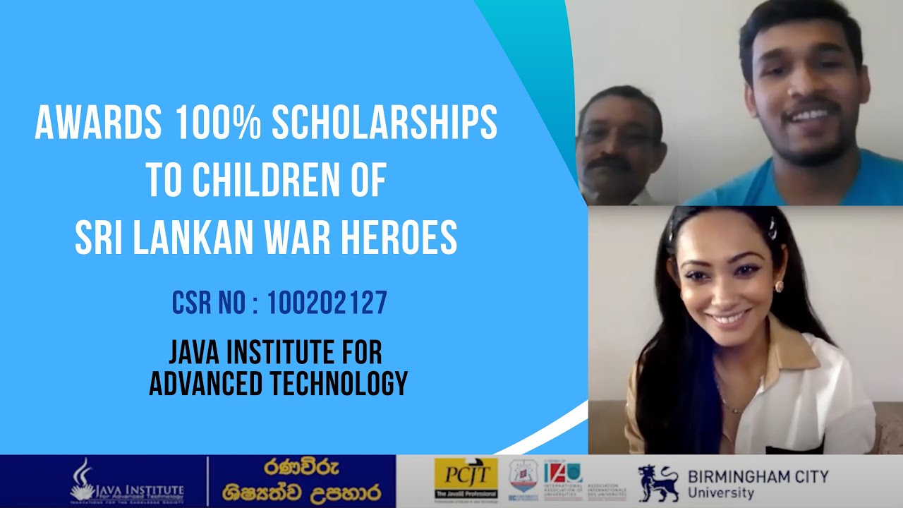 100202127 | Java Institute | Awards 100% Scholarships to Children of ...