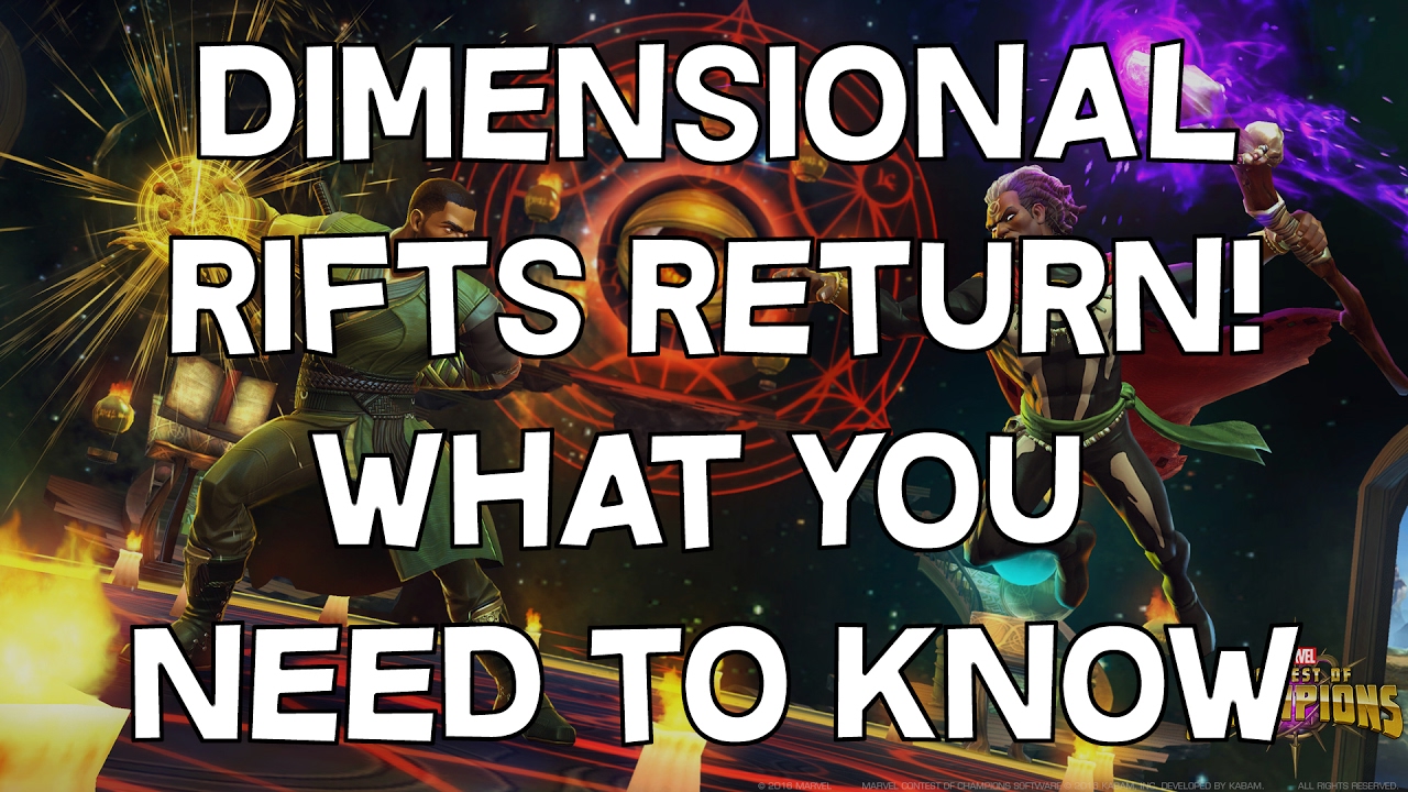 Dimensional Rifts Return Tomorrow! - What you need to know - Marvel ...