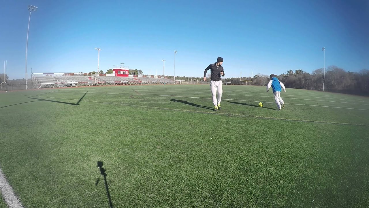 Diagonal dribbling practice! - YouTube