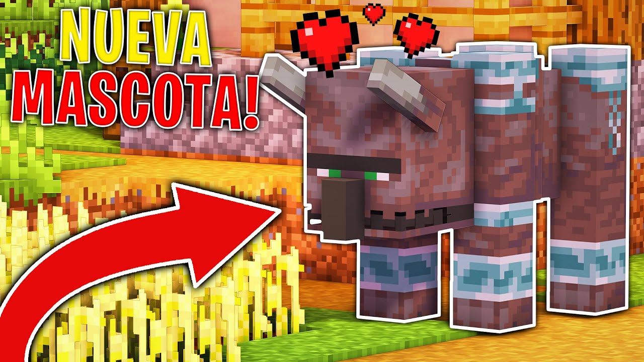 👉COMO DOMAR un DEVASTADOR *NUEVA MASCOTA* en MINECRAFT 1.14! - YouTube