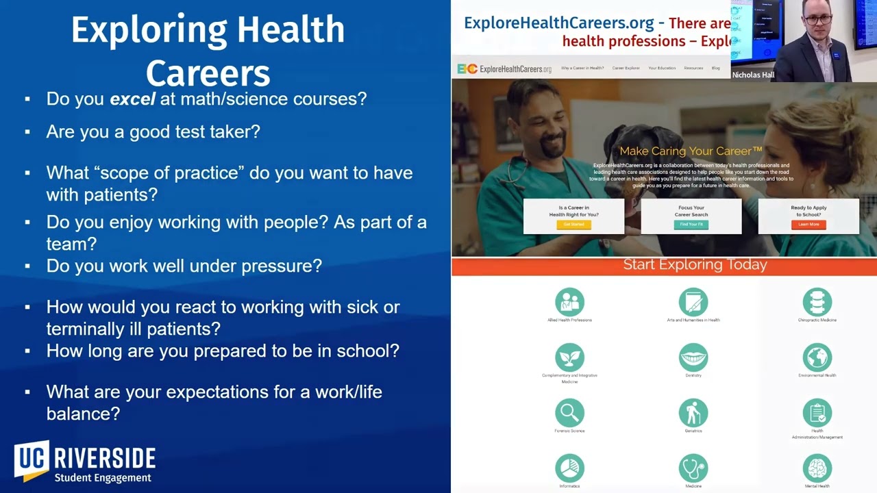 Intro to Health Professions Workshop 10.11.22 - YouTube