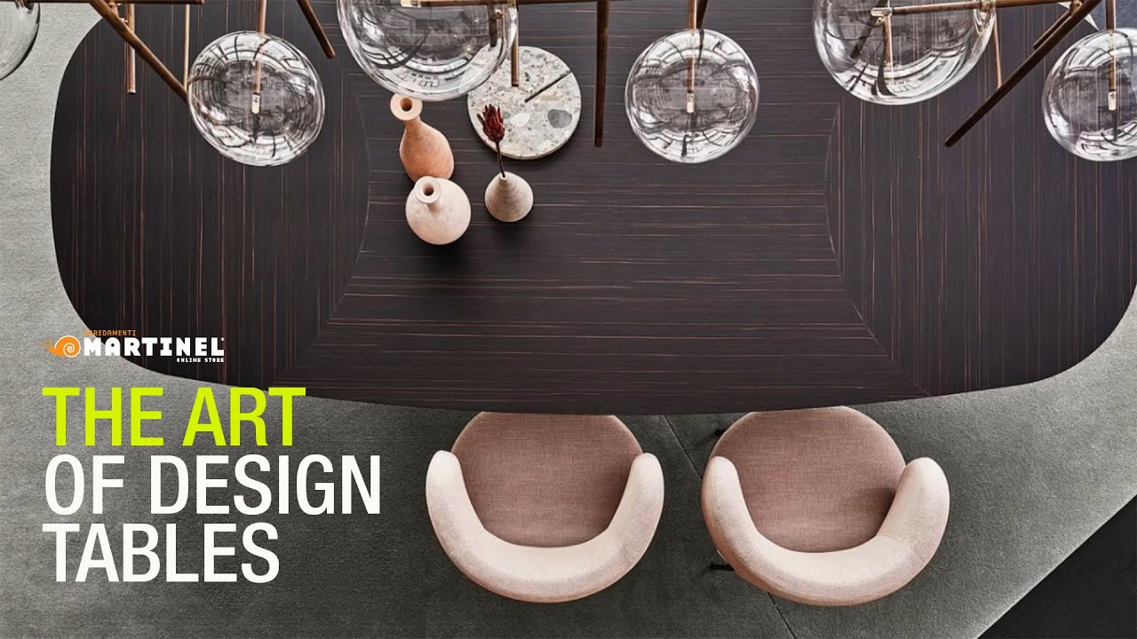 THE ART OF DESIGN TABLES - YouTube