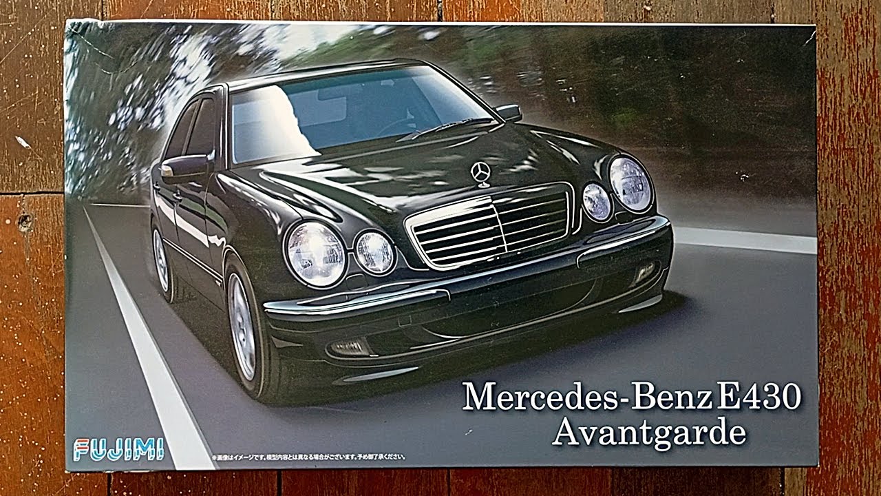 Fujimi 1/24 Mercedes-Benz E430 Avantgarde | Plastic Model Kit Unboxing - YouTube