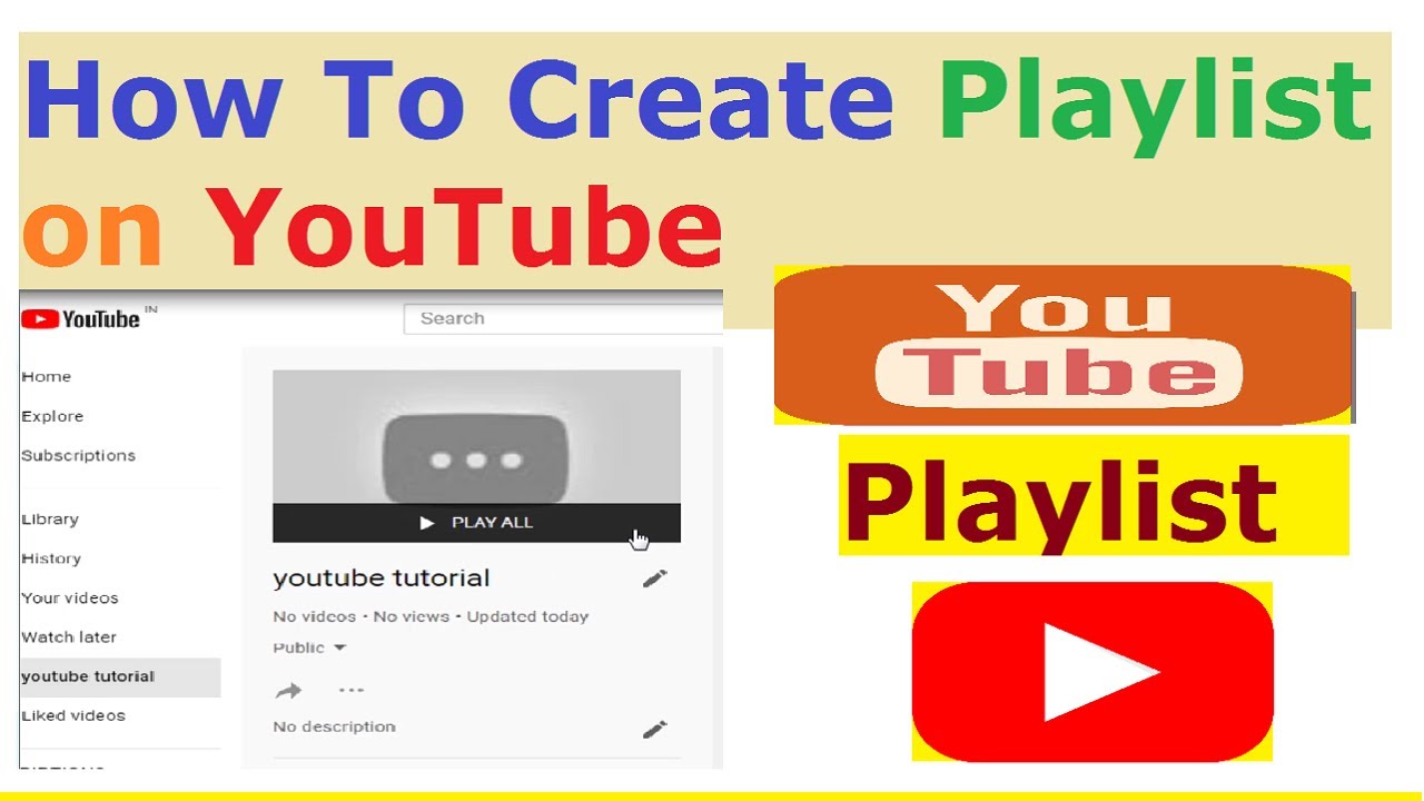 How to Create Playlist on YouTube Channel | How to Add Videos on ...