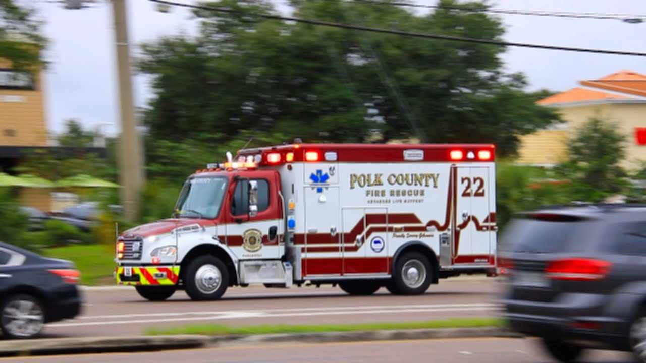 Polk Co Fire Rescue 22 Responding - YouTube