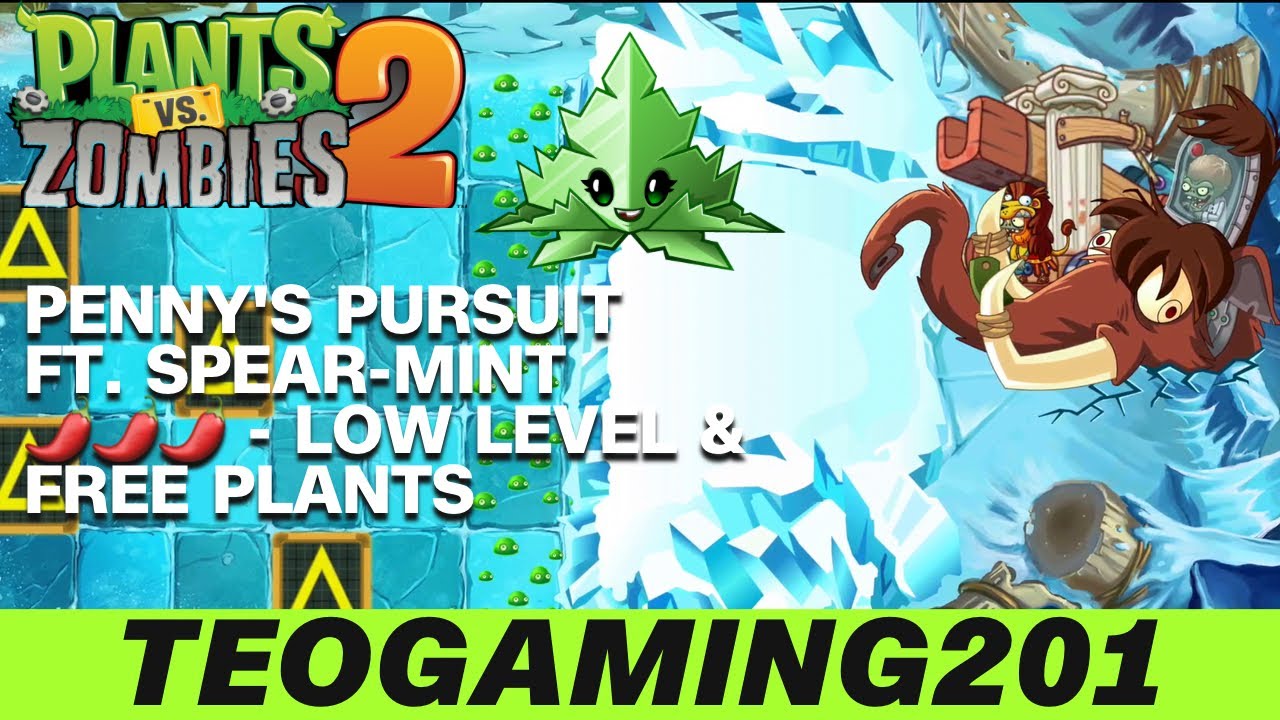PvZ 2 | Penny's Pursuit | Ft. Spear-mint | Level 1-5 & Zomboss | 🌶🌶🌶 ...