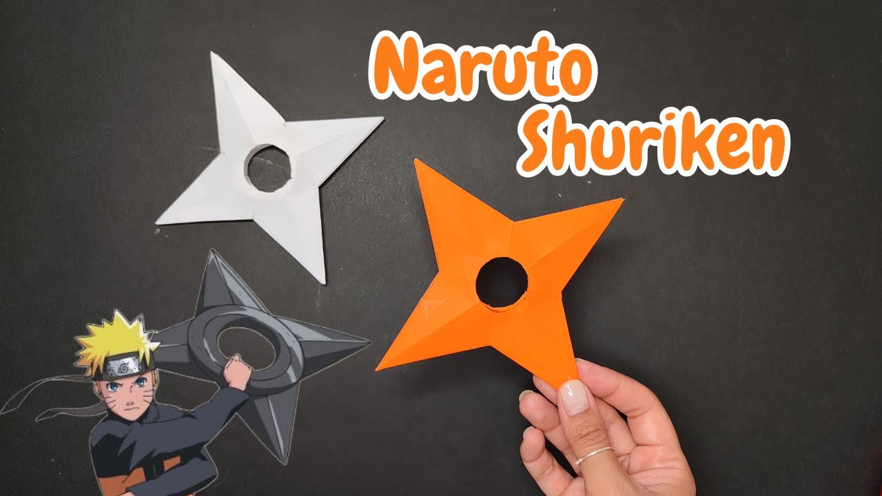 Naruto Shuriken Origami || Making Naruto shuriken from paper - YouTube