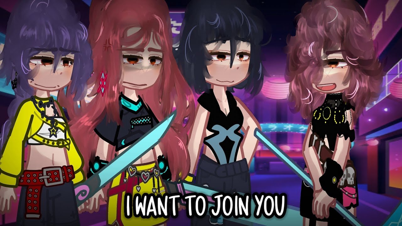 Huntrix meets new Idol? [gacha meme] Kpop demon hunters - YouTube