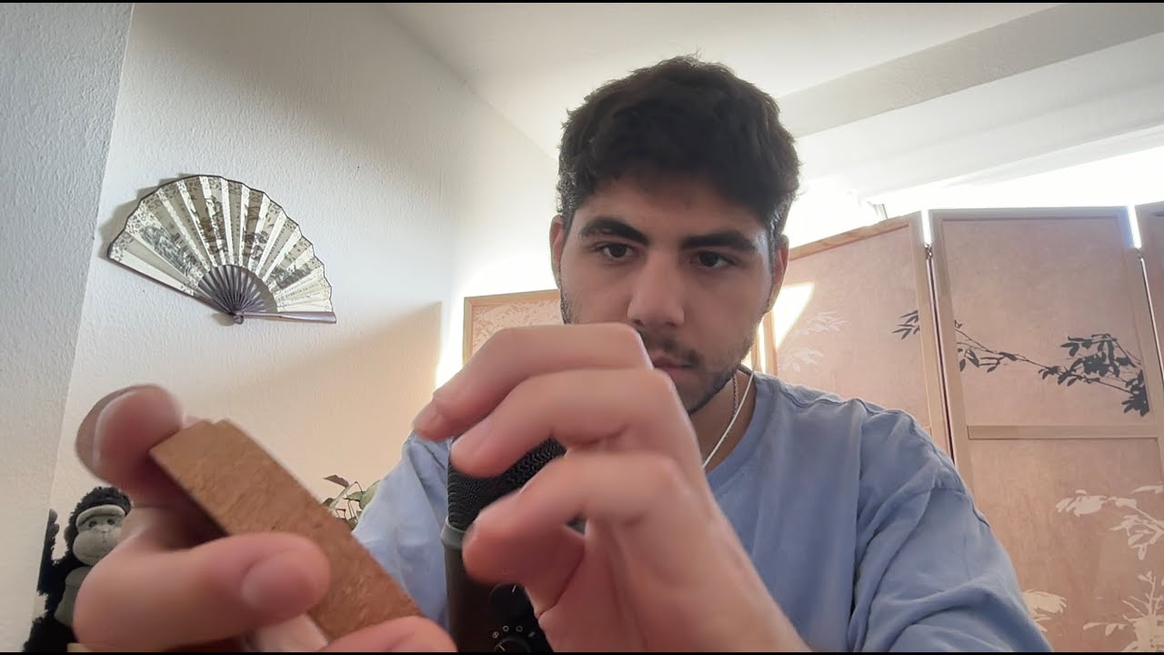 ASMR Slow and Gentle Tapping for Anxiety Relief (+ whispers) - YouTube