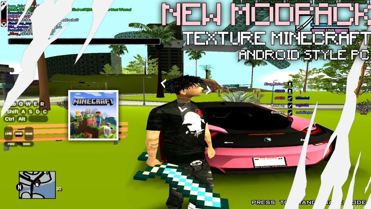 NEW MODPACK TEXTURE MINECRAFT (STYLE PC) GTA SAMP ROLEPLAY #modpack ...