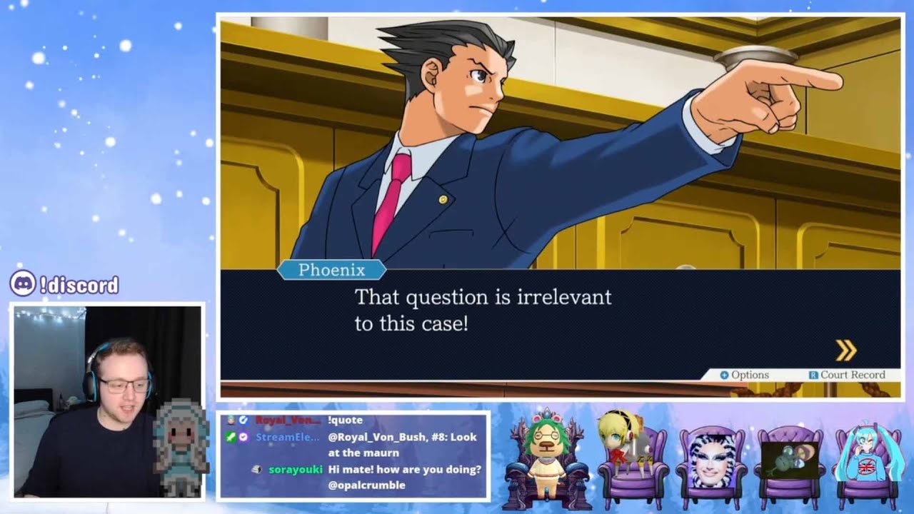 Ace Attorney Playthrough with @AriaZeroQueen - Episode 1 (28/11/24 ...
