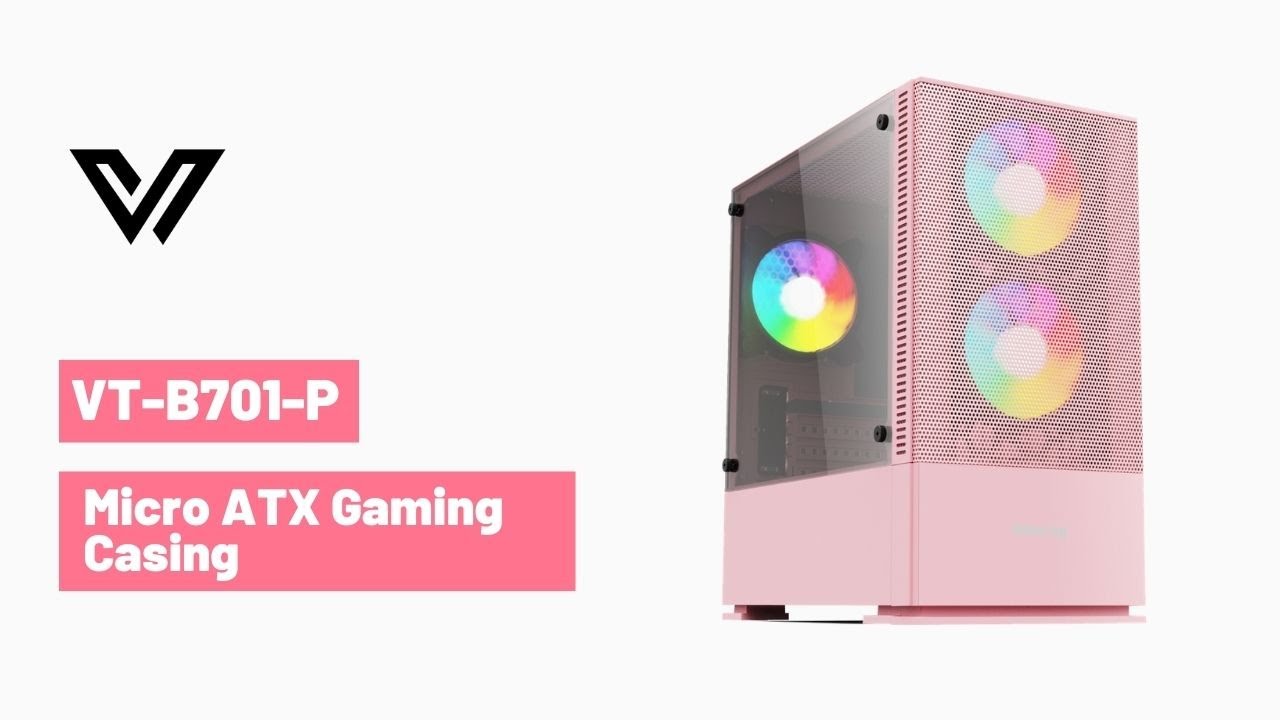 Value-Top VT-B701-P Micro ATX Gaming Casing - YouTube