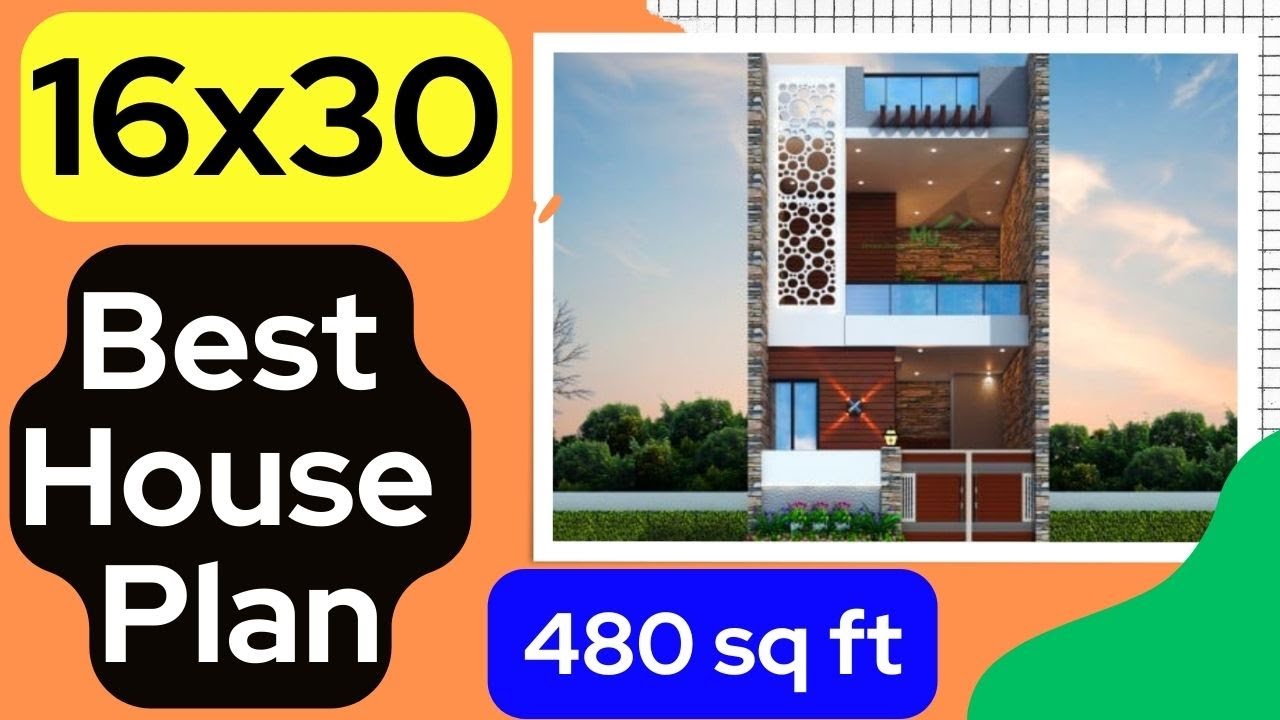16 x 30 House Plan | 16x30 House Design | 16x30 Ghar ka Naksha | East ...