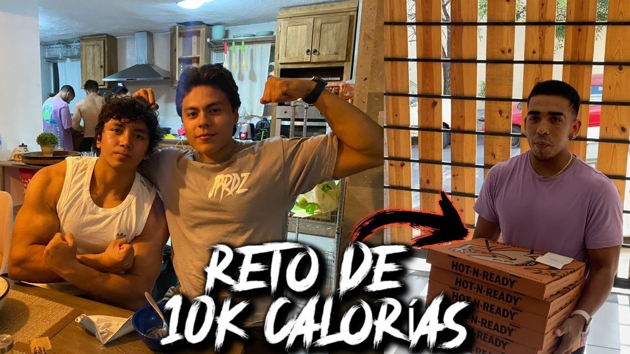 El reto de las 10mil calorías// Con los mamados de Tik tok // Daddy, Sebas, Alex y Ale!! - YouTube