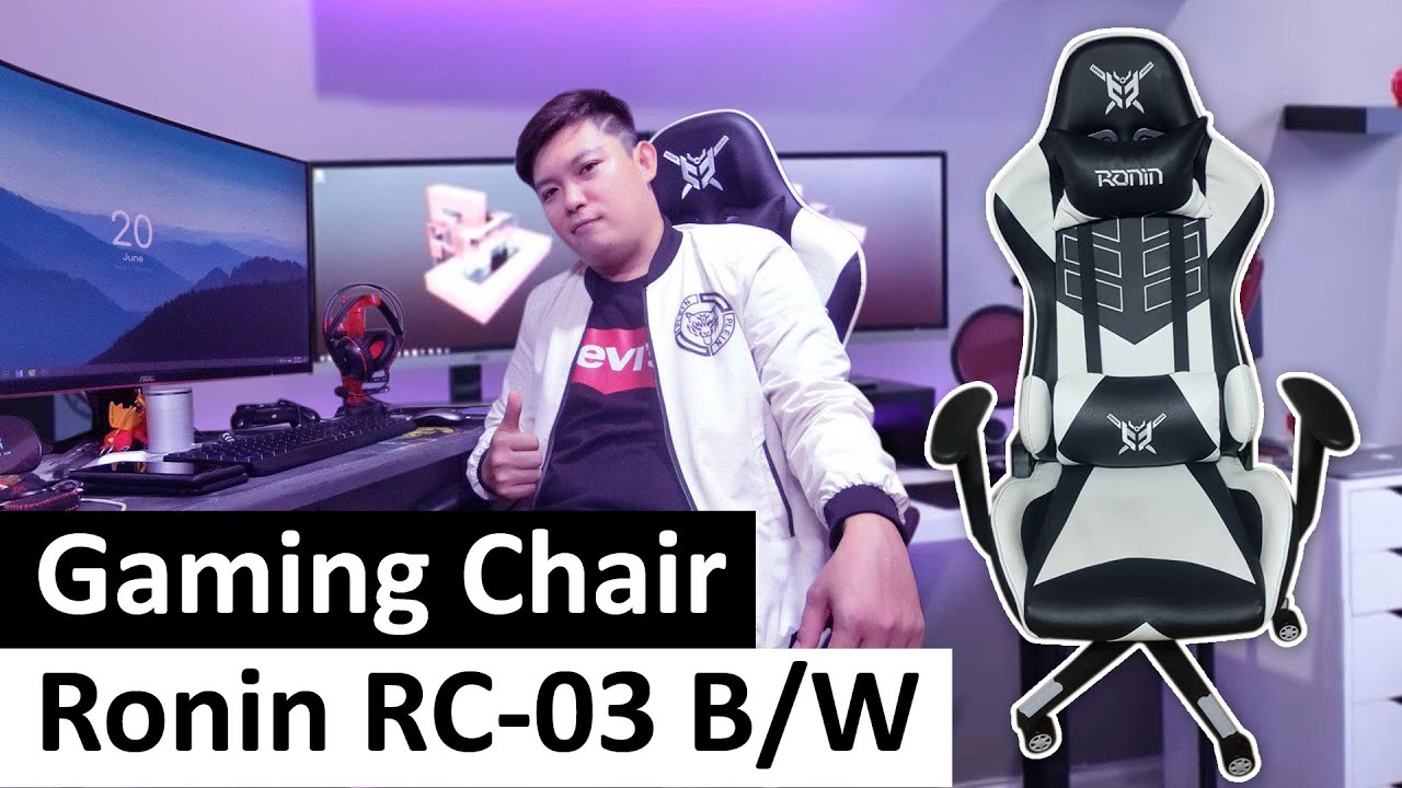 Gaming Chair Ronin RC03: បើកប្រអប់ និងការតំឡើងកៅអី - YouTube