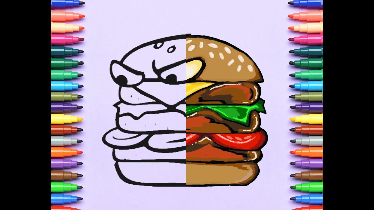 Best Burger In Boston - Coloring a Mean Whopper - YouTube