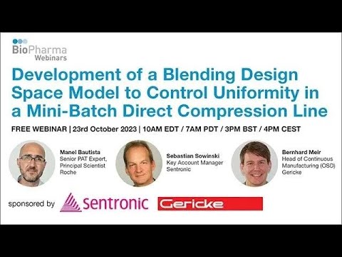Control Uniformity In A Mini Batch Continuous Direct Compression Line ...