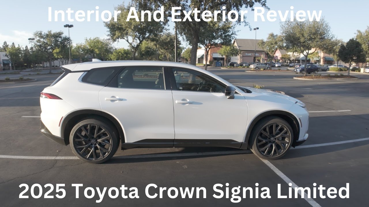 2025 Toyota Crown Signia Limited Interior And Exterior Review - White ...