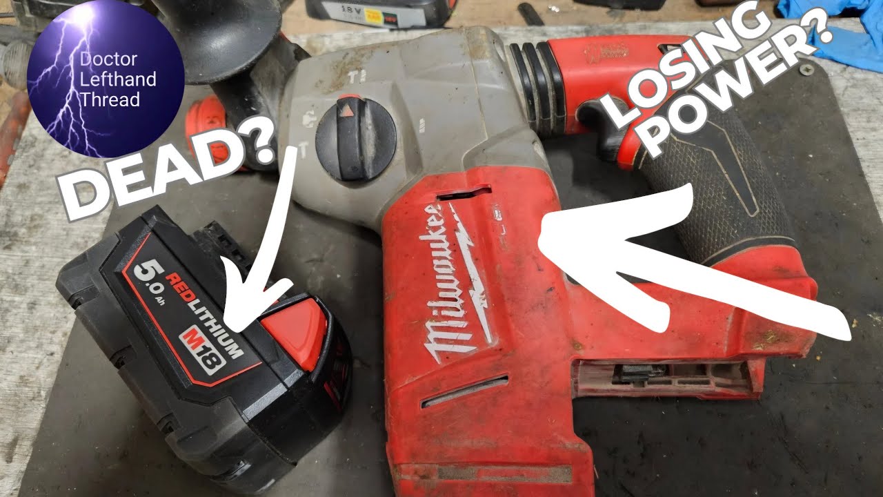 How to Repair Milwaukee SDS Battery & Drill - YouTube