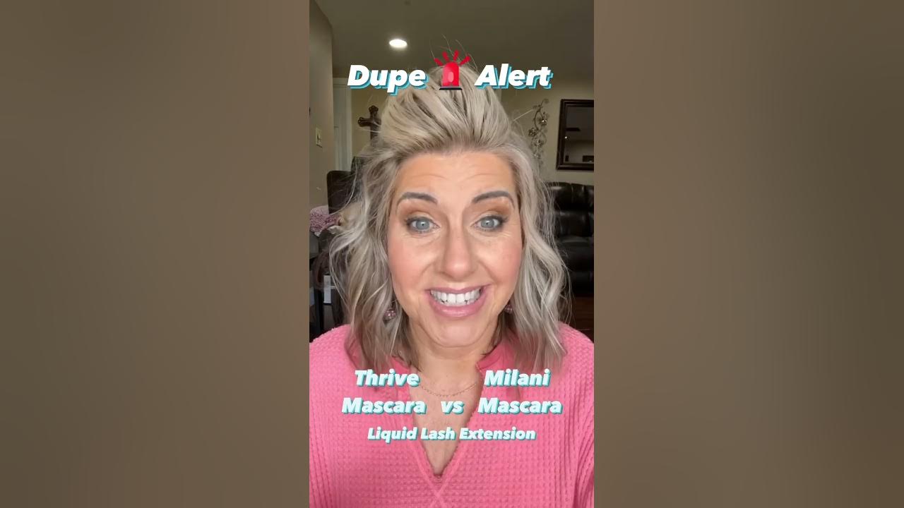 Dupe Alert!!!! Thrives vs Milani tubing mascara #mascara - YouTube