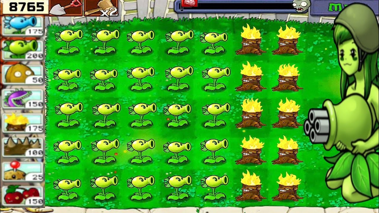Plants vs Zombies | Last Stand Day: 5 Flags Completed | Tutorial and ...
