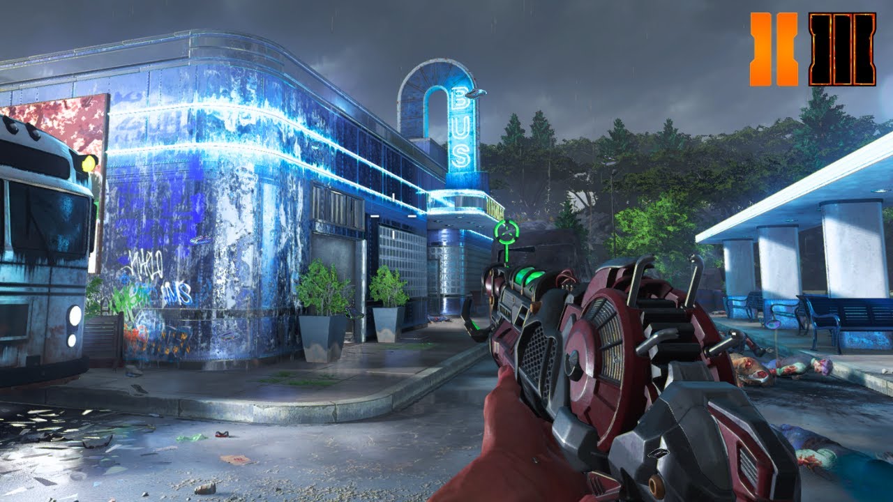 BUS DEPOT REIMAGINED (BO3 Custom Zombies Map) - YouTube