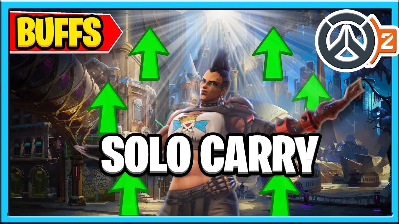 NEW Junker Queen Buff SEASON 3 OverWatch Ranked Solo Carry #overwatch2 ...