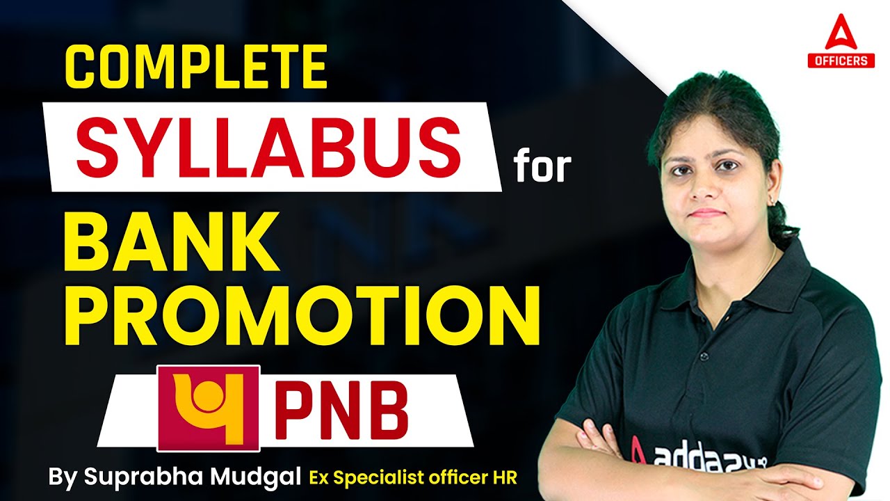 Complete Syllabus for PNB Bank Promotion Exam - YouTube