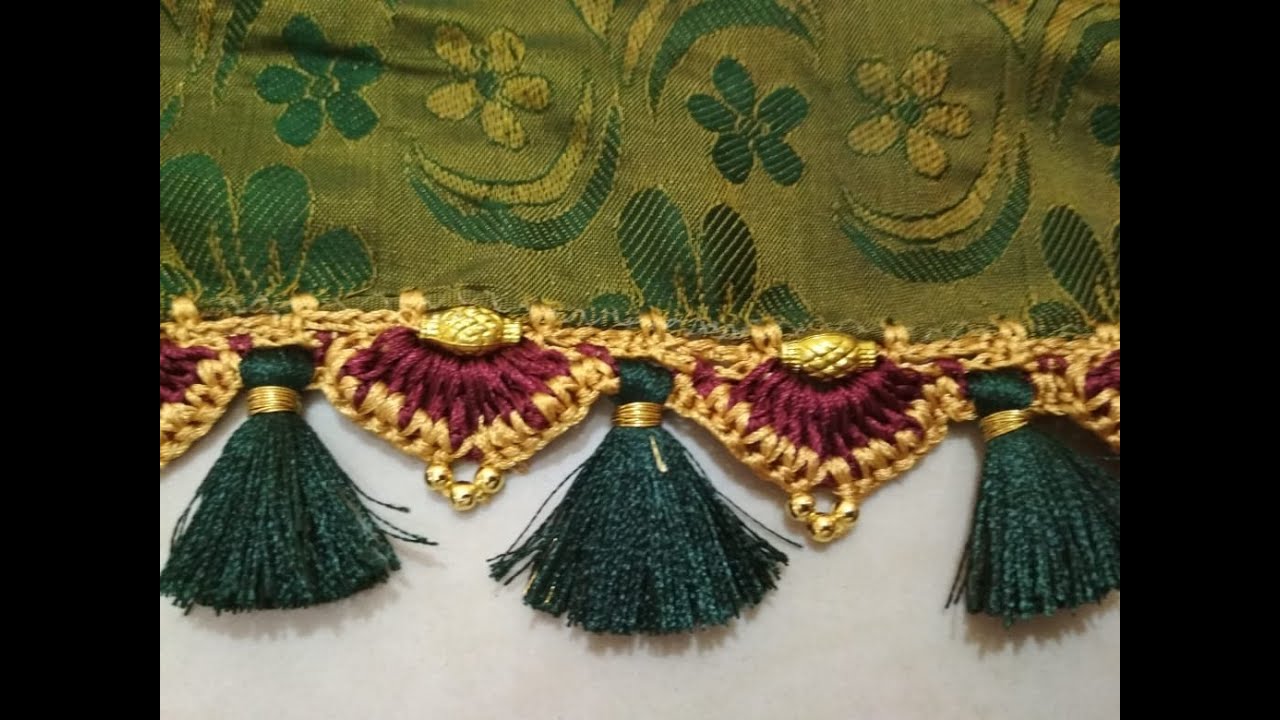 Simple and Easy Saree Kuchu Design - YouTube