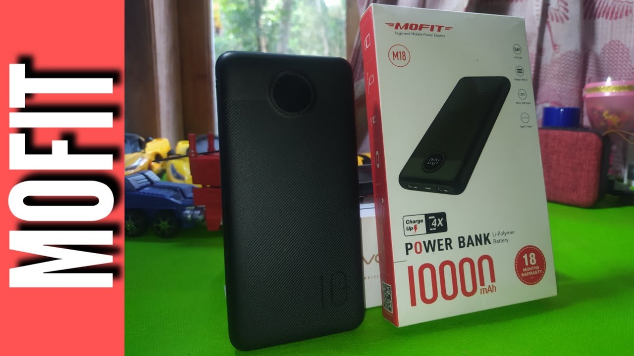 MOFIT M18 10000 MAH - REVIEW||Powerbank Fast Charge - YouTube