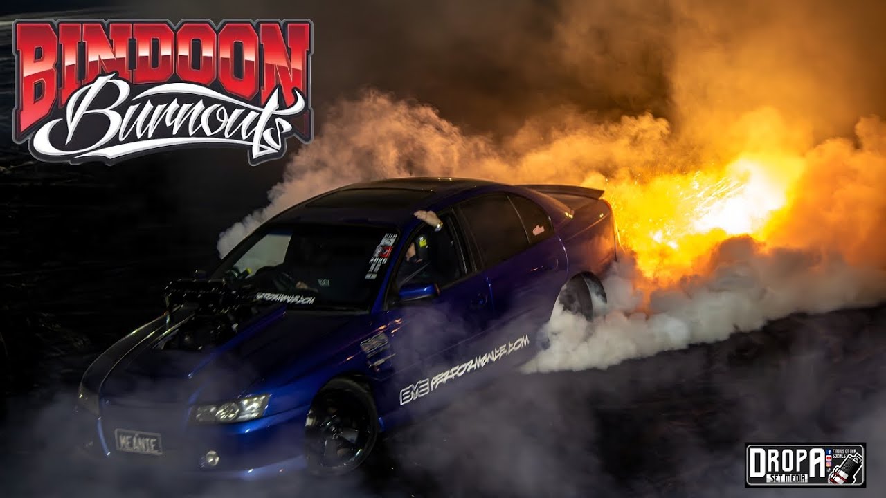 FRIDAY BURNOUTS AT BINDOON - YouTube