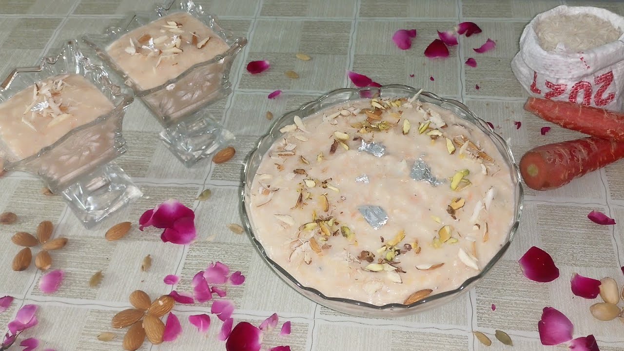 Gajar ki shahi kheer recipe by fork & flame || kheer recipe - YouTube