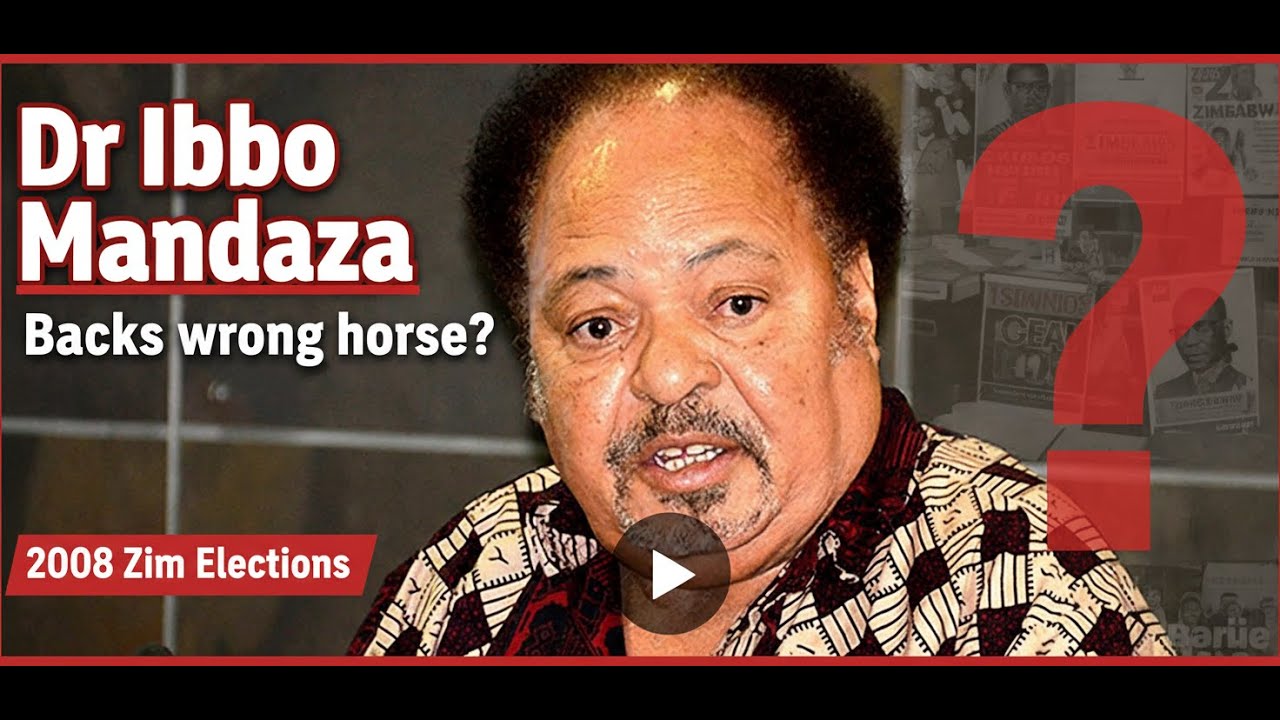 Dr Ibbo Mandaza backs Simba Makoni in 2008 Zimbabwe Elections - YouTube
