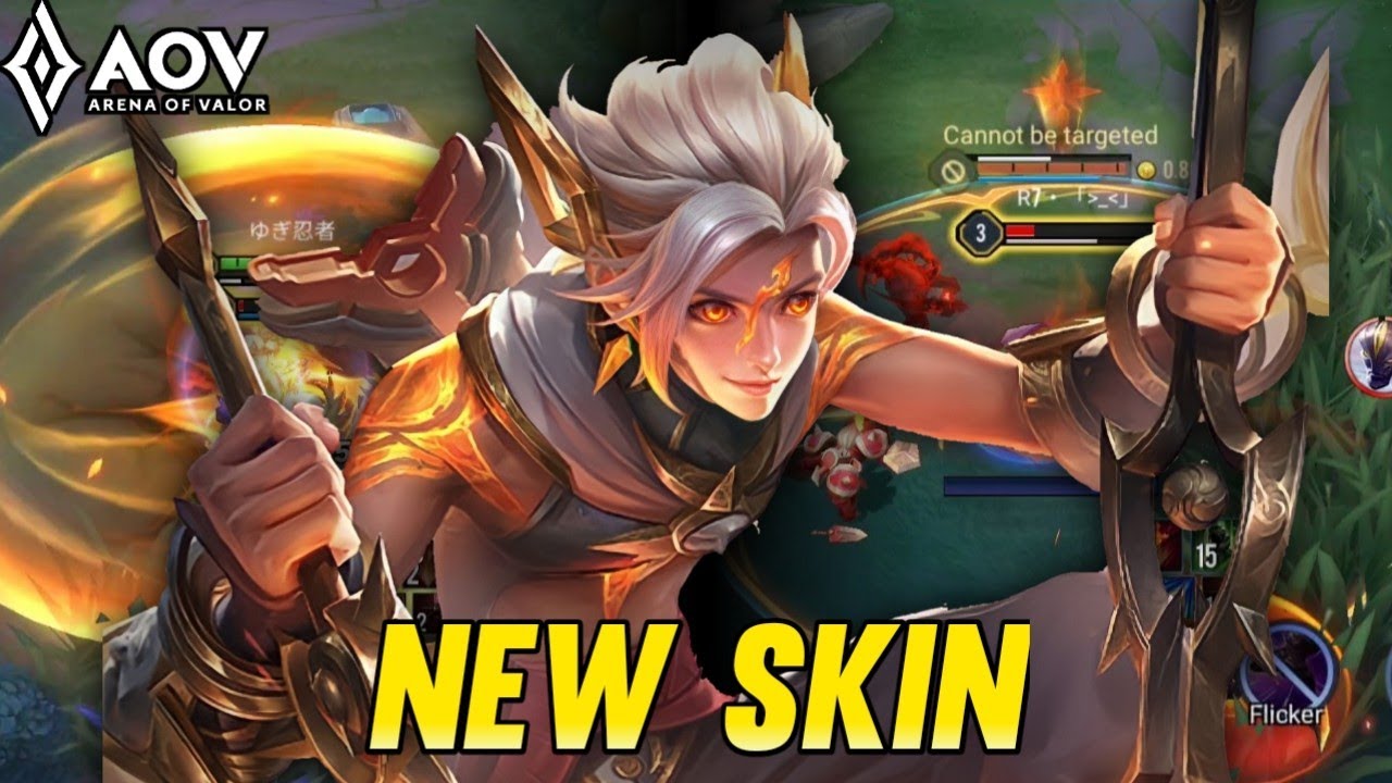 AOV : NEW SKIN ALLAIN SUNLIGHT GAMEPLAY - ARENA OF VALOR - YouTube