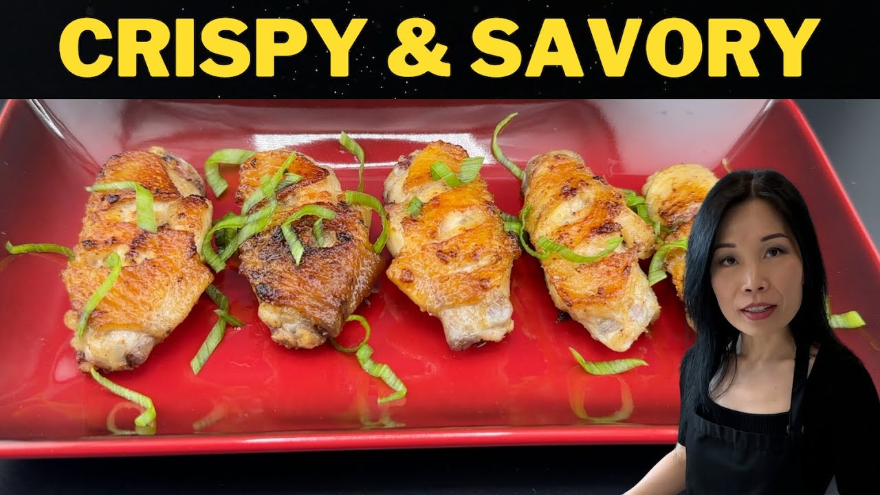 EASY & CRISPY Pan-Seared Chicken Wings 香煎鸡翅 - YouTube