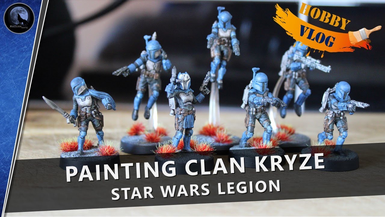 Tabletop Ready Clan Wren/Kryze | Painting Star Wars Legion - YouTube
