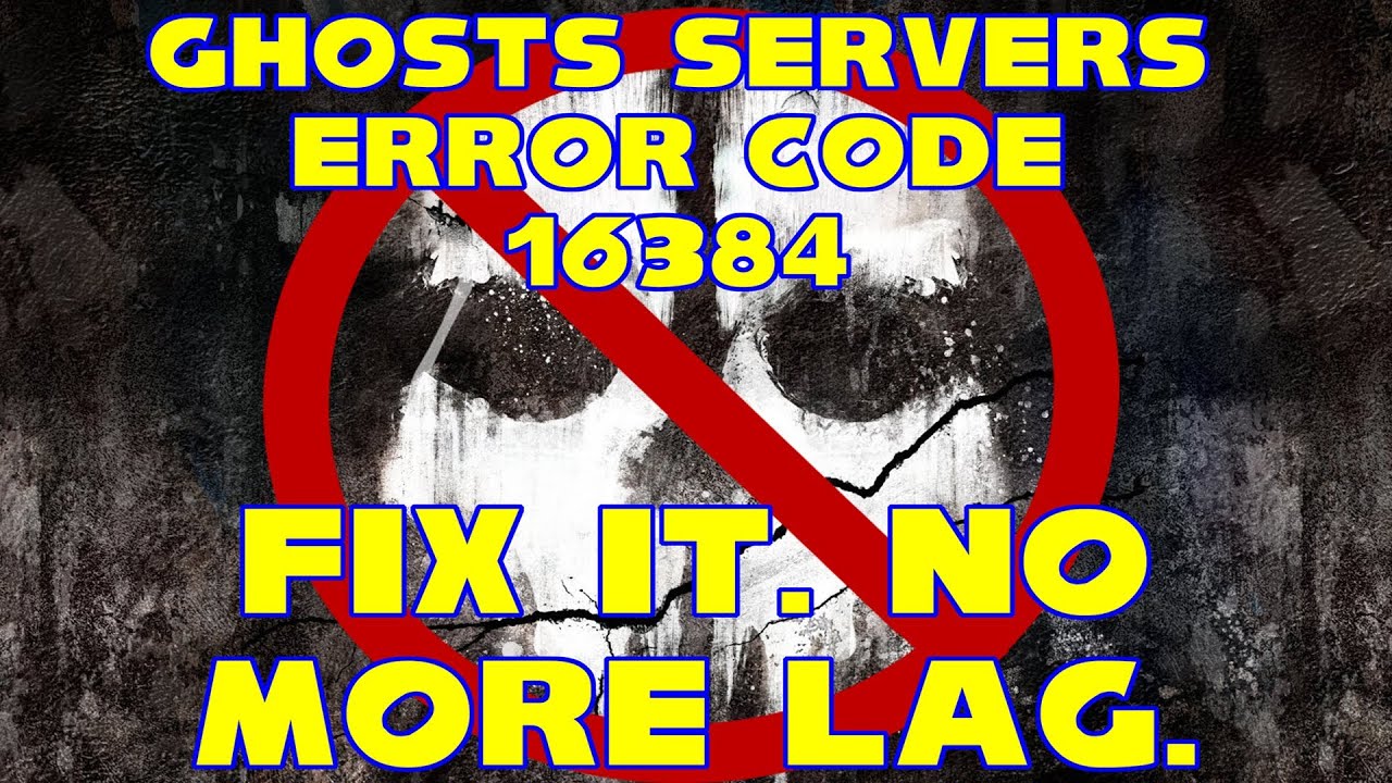 CoD Ghosts Servers Down Error Code 16384 YouTube