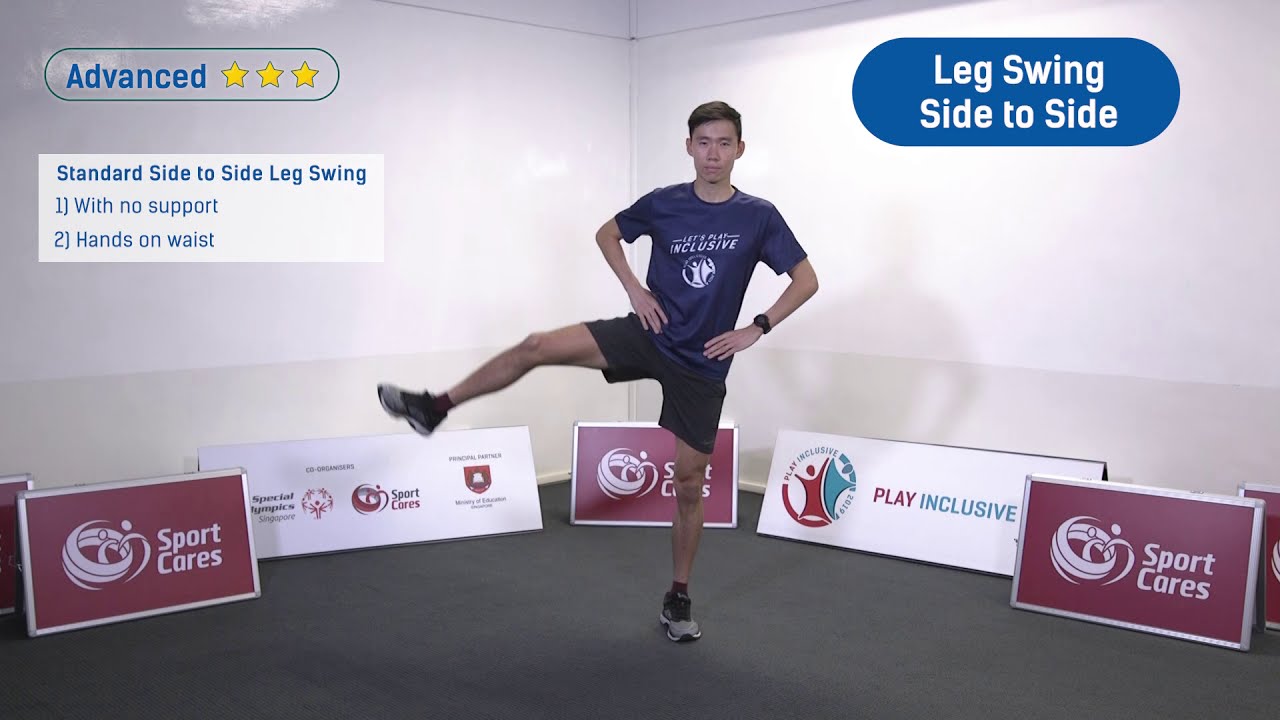 Play Inclusive 2020 - Leg Swing Side to Side - YouTube