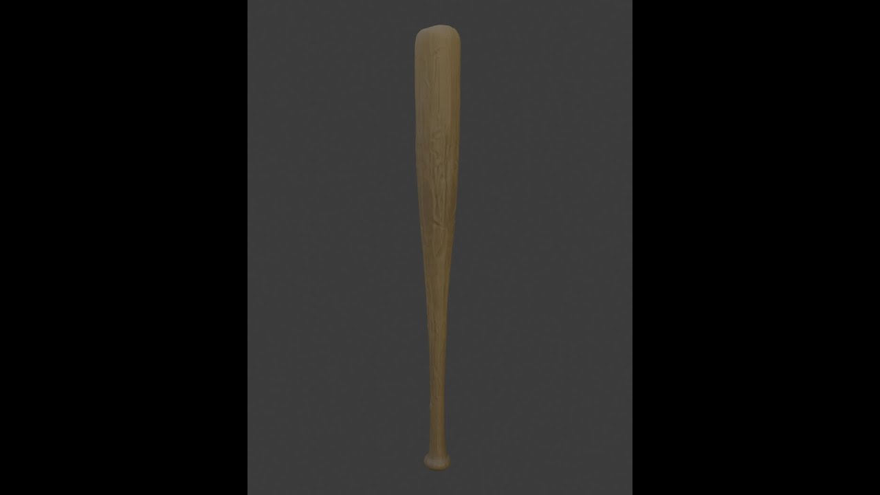 Stylized Baseball Bat Timelapse - YouTube