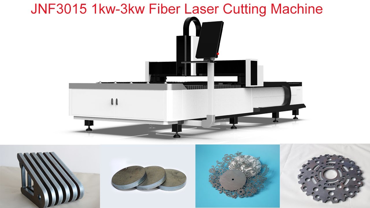 Fiber Laser Cutting Machine for Metal Plate Cutting - YouTube