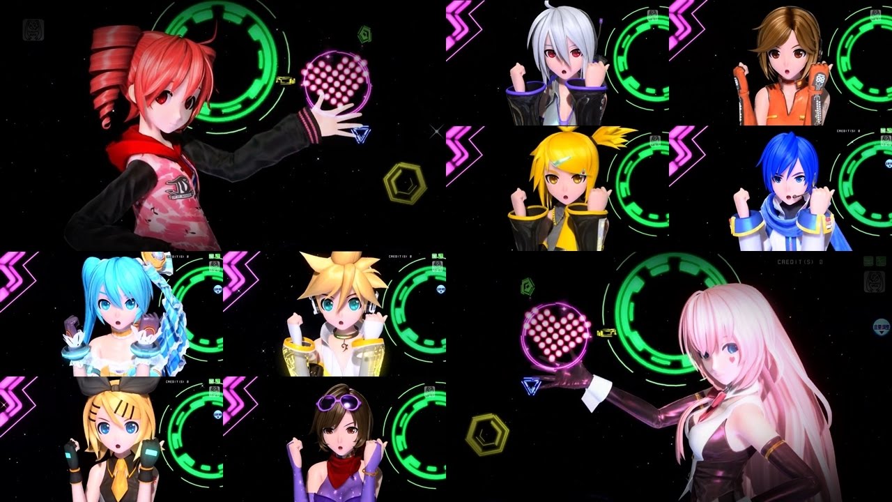 [60fps Full Compilation] Weekender Girl -ft Project DIVA Characters ...