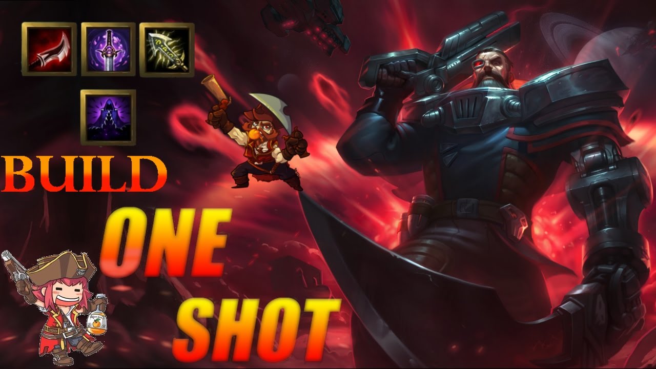 GangPlank | Nueva Build One Shot | "Letalidad" | S7 | League of Legends ...