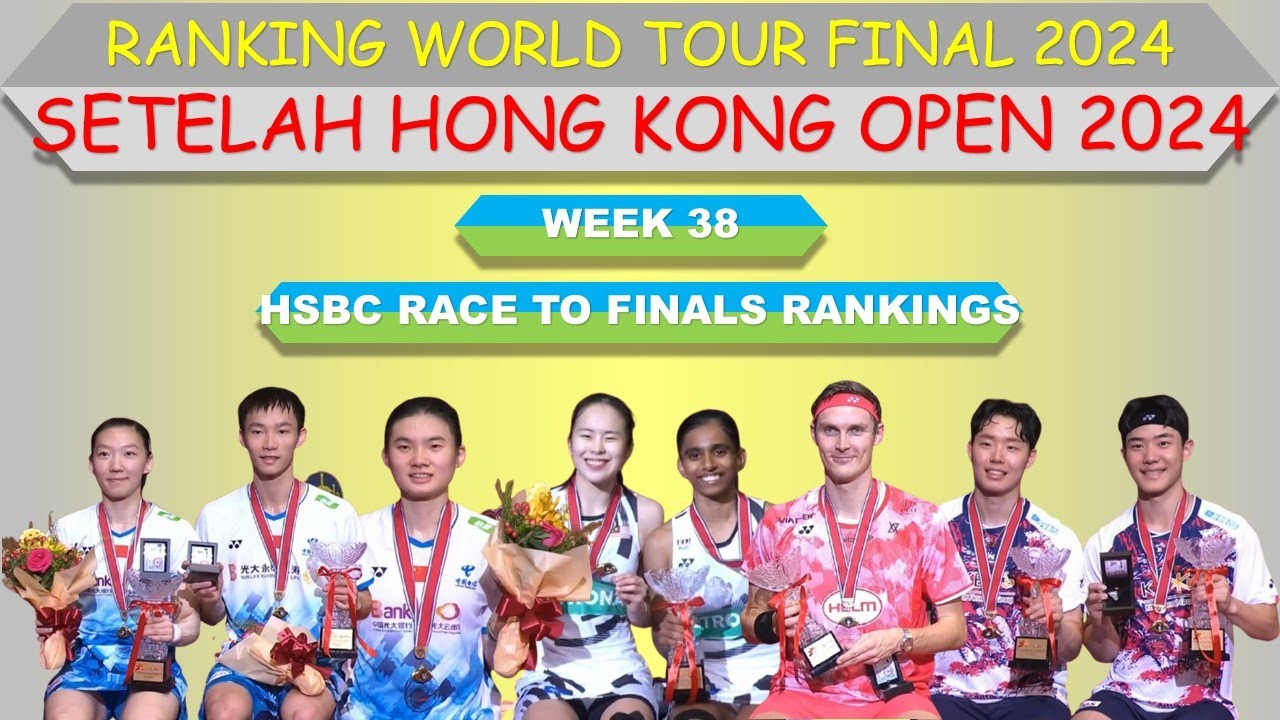 Ranking World Tour Final 2024 │ Setelah Hong Kong Open 2024 │ - YouTube