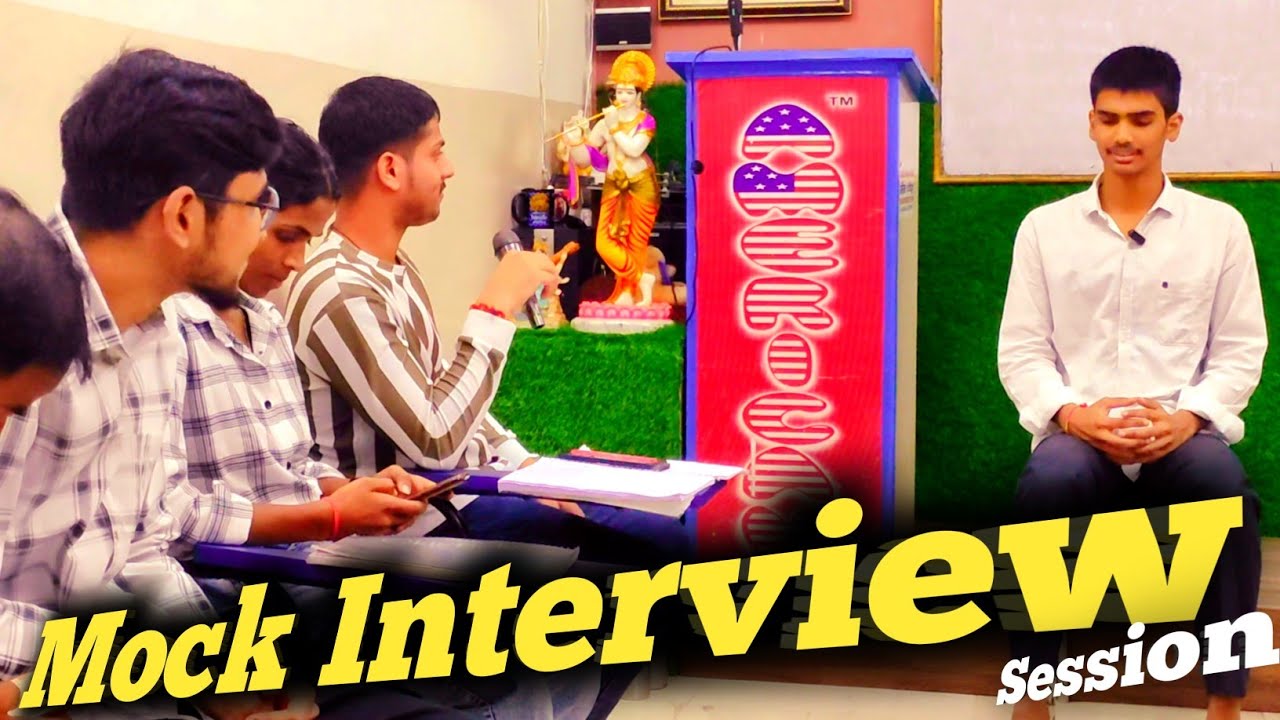 Mock interview Practice session | learn the art of cracking the ...
