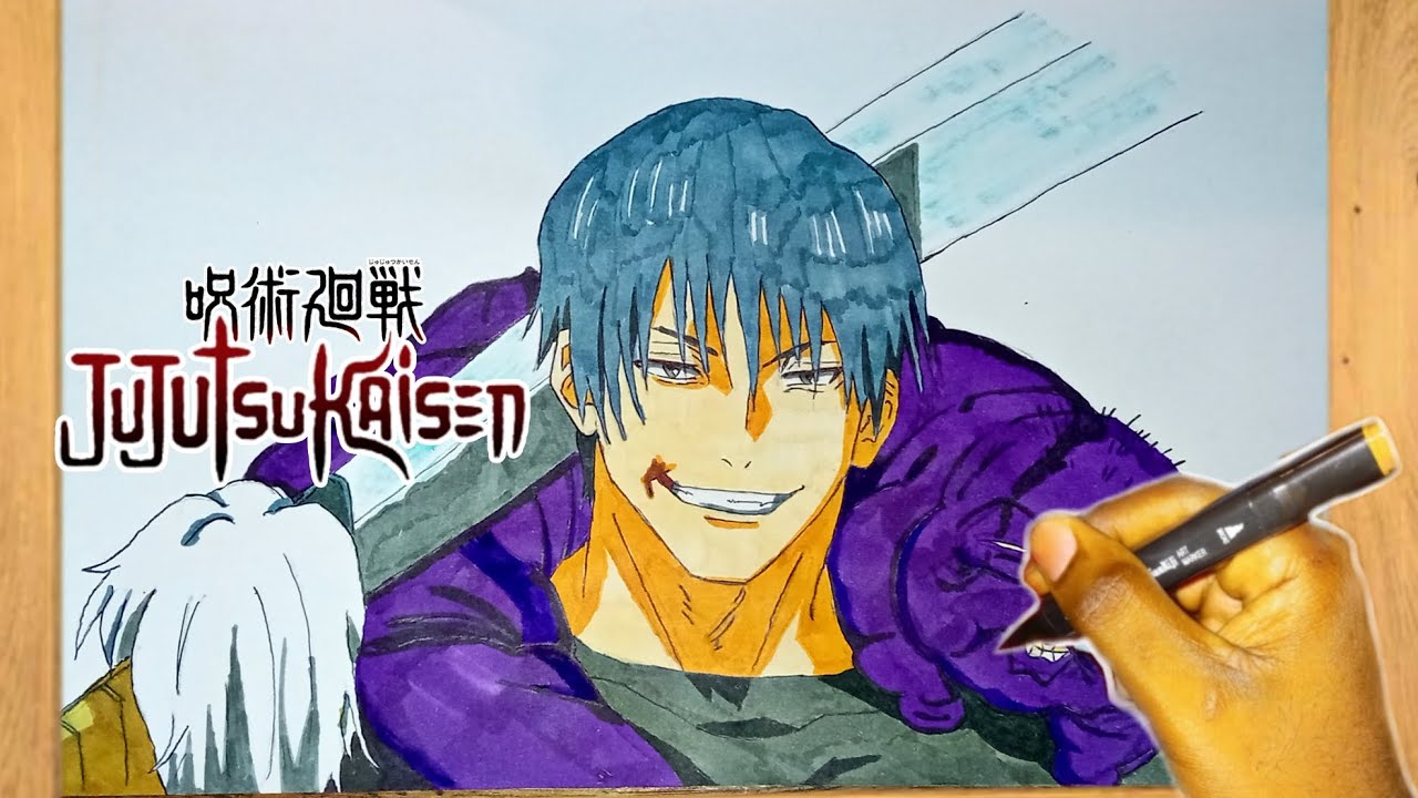 Drawing Toji Fushiguro From Jujutsu Kaisen | 呪術廻戦 | Easy Drawing - YouTube