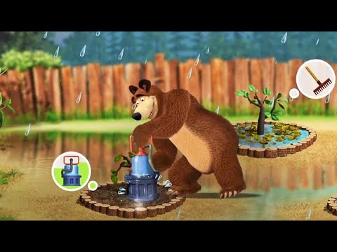 Bear Friend Visit Masha And The Bear Shop | Farm For Kids | animals ...