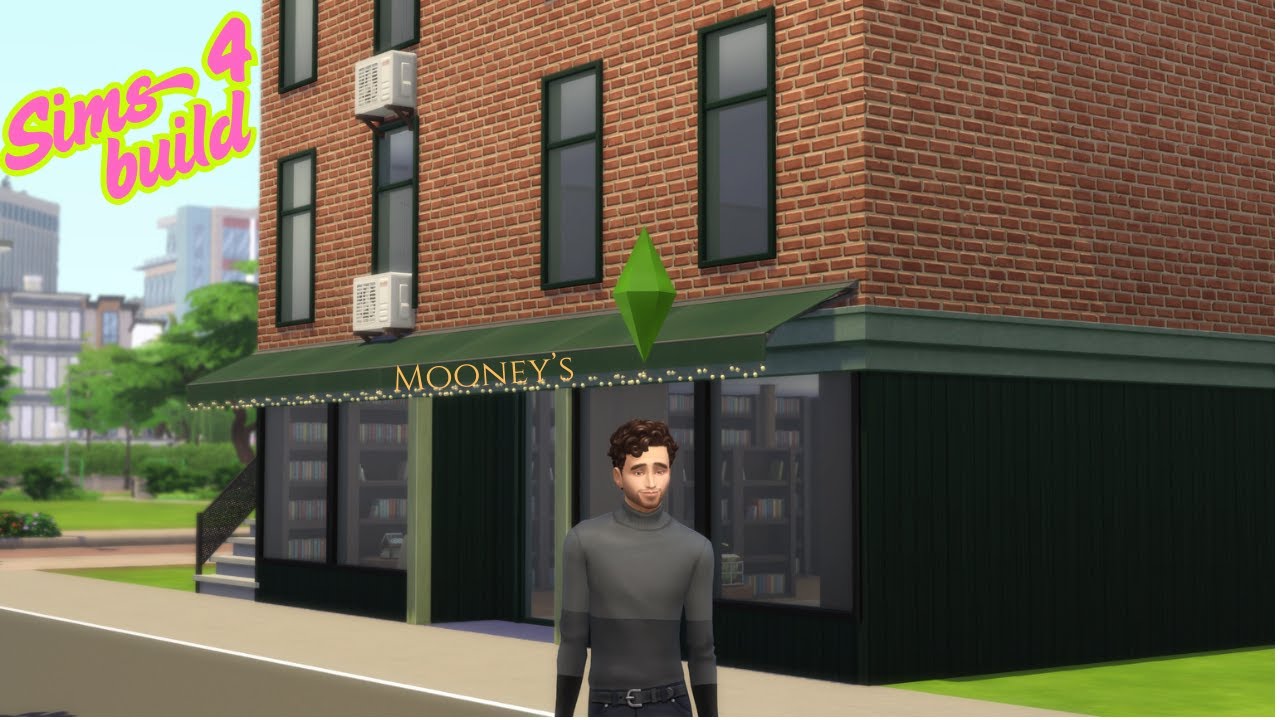 Mooney's Bookstore (YOU/Netflix) / Sims 4 Speed Build - YouTube